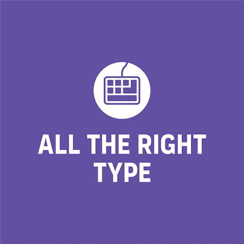 All The Right Type - WISDOM Home Schooling
